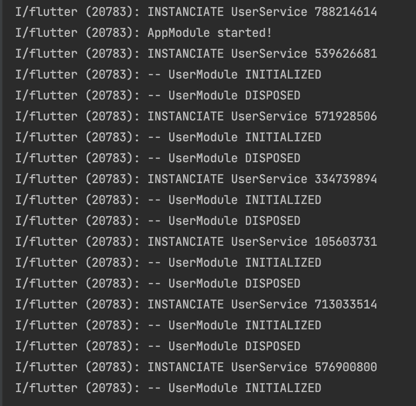 DI - Exported singleton binds are not shared between modules · Issue #666 · Flutterando/modular ...