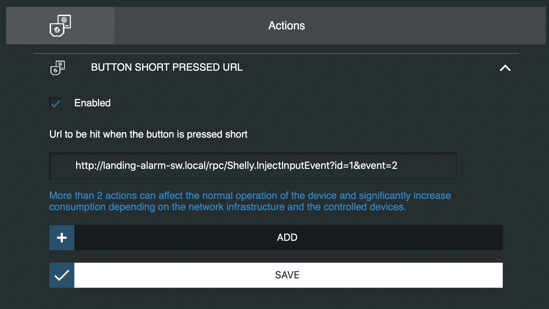Add Input call to the REST API. · Issue #309 · mongoose-os-apps/shelly ...