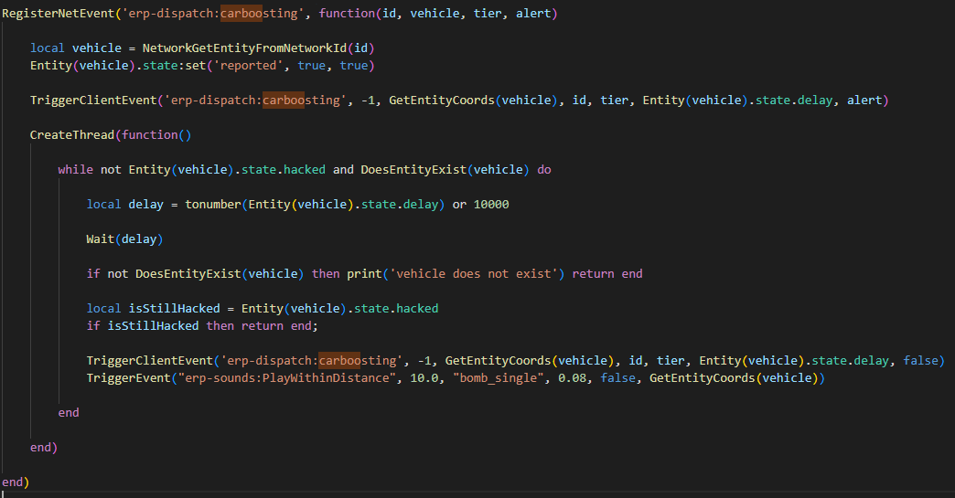 Entity state bags don't exist out of render distance OR if player is ...