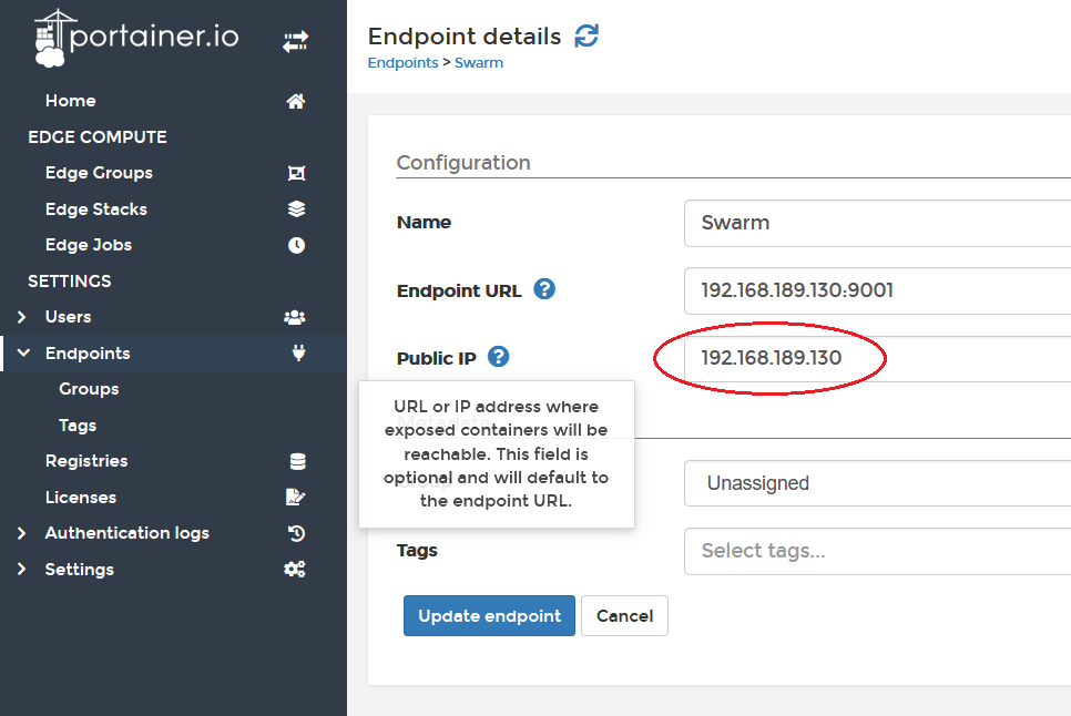Published HTTP ports direct to 0.0.0.0: on click · Issue #5467 · portainer/portainer · GitHub