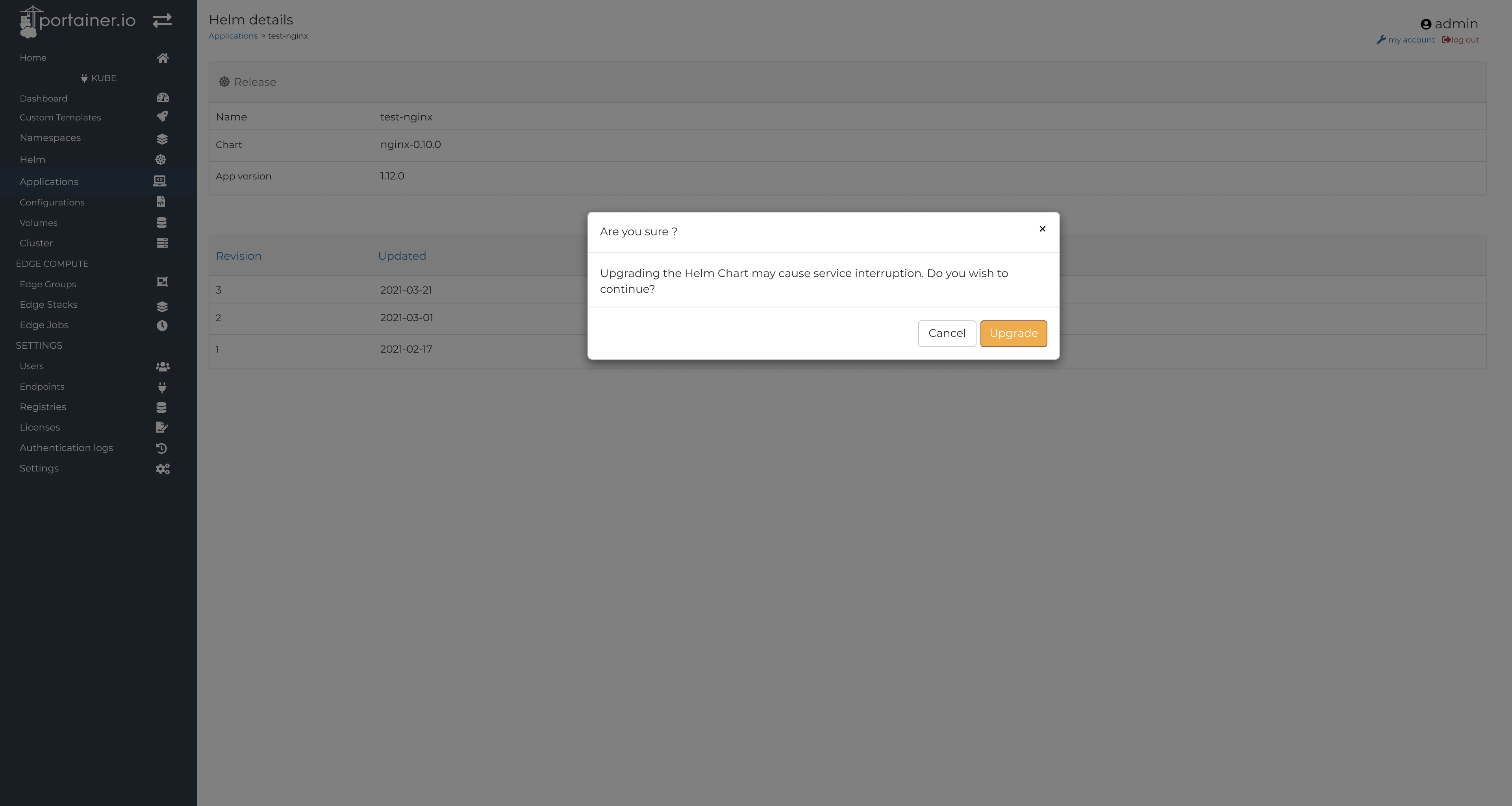 Improvements on how to manage Helm charts · Issue #6340 · portainer/portainer · GitHub