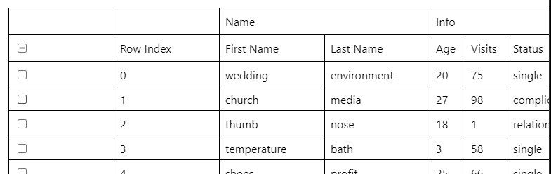 How to use row selection with virtualized tables · Issue #2899 ...
