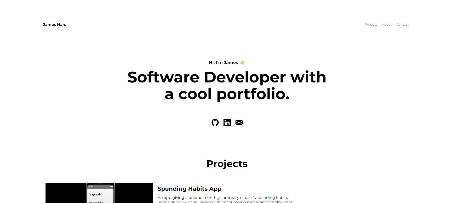 GitHub - notJamesHan/notjameshan.github.io: A personal portfolio made with react.js and Sass
