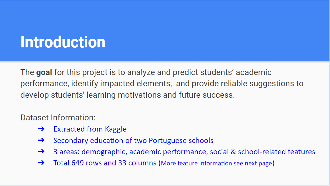 GitHub - DoreenDoreen/Student-Performance-Prediction: This project aims ...