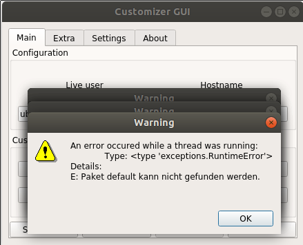 Error on rebuild Iso · Issue #194 · kamilion/customizer · GitHub