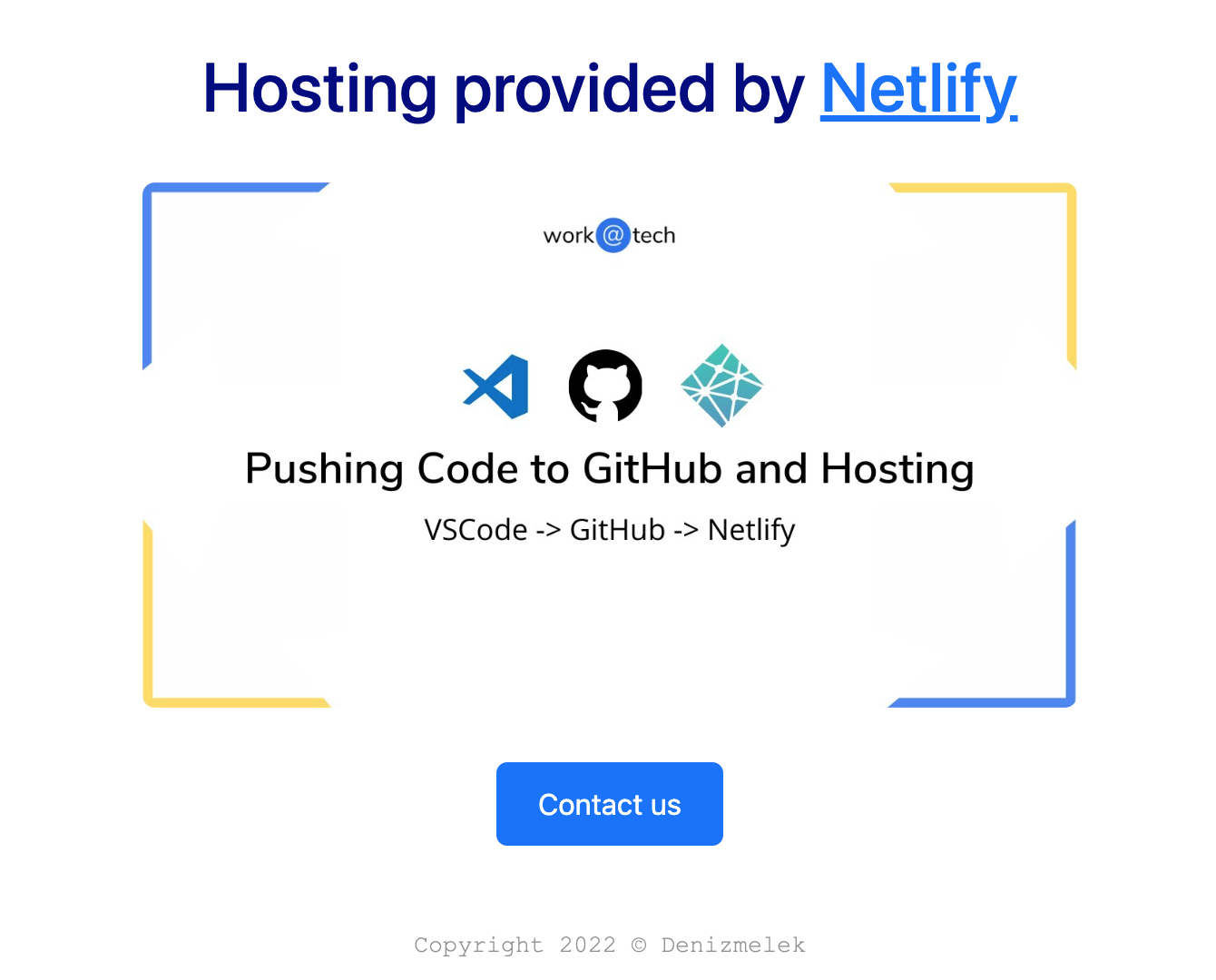 GitHub - Denizmelek/GitHub-repository-Test: Created a single web page ...
