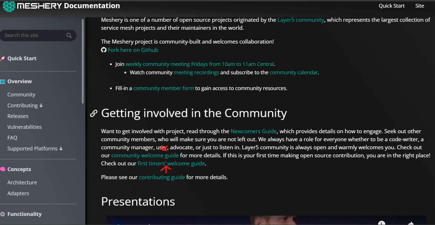 [Docs] Some links redirect to deleted google docs document · Issue #7138 · meshery/meshery · GitHub