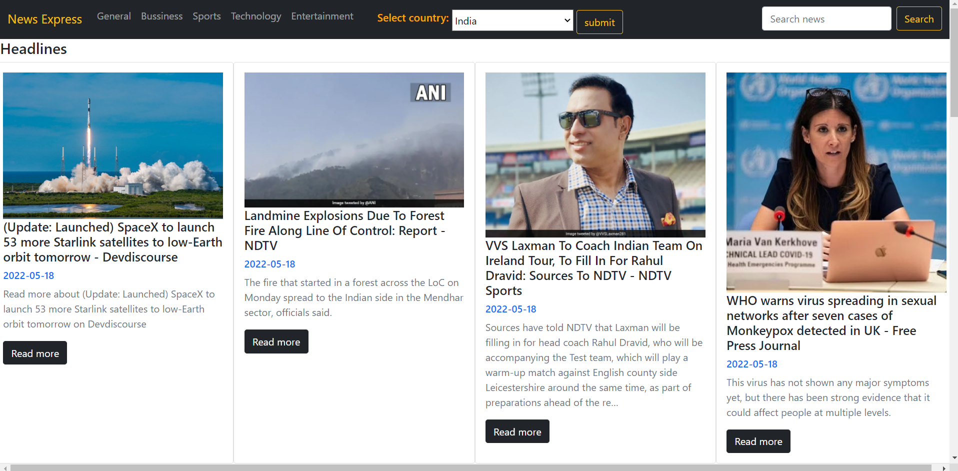 GitHub - India-Abhishek/NEWS-Website