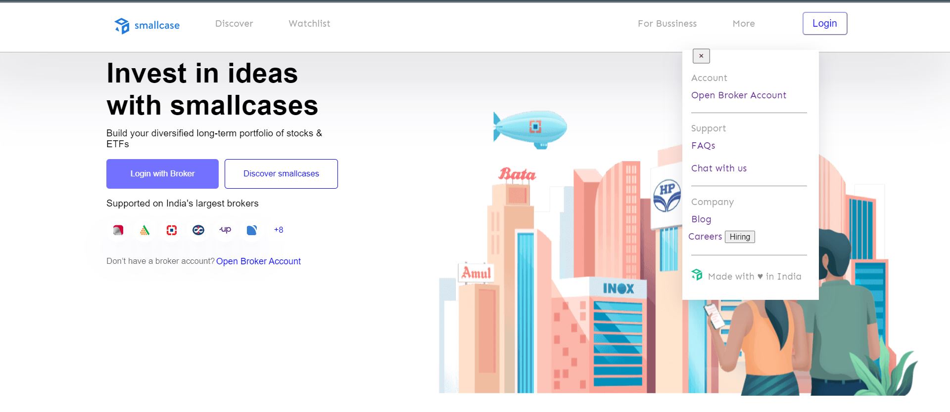 GitHub - AbhiSindam/smallCase: we have cloned the SmallCase Website within 5 days this is the E ...