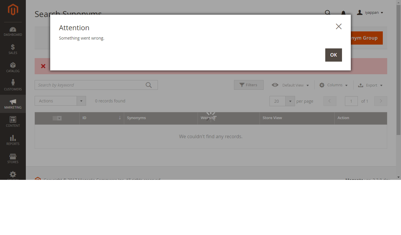 Attention, Something went wrong · Issue #32800 · magento/magento2 · GitHub
