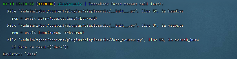 b站、酷我点歌已经挂了 · Issue #7 · noneplugin/nonebot-plugin-simplemusic · GitHub