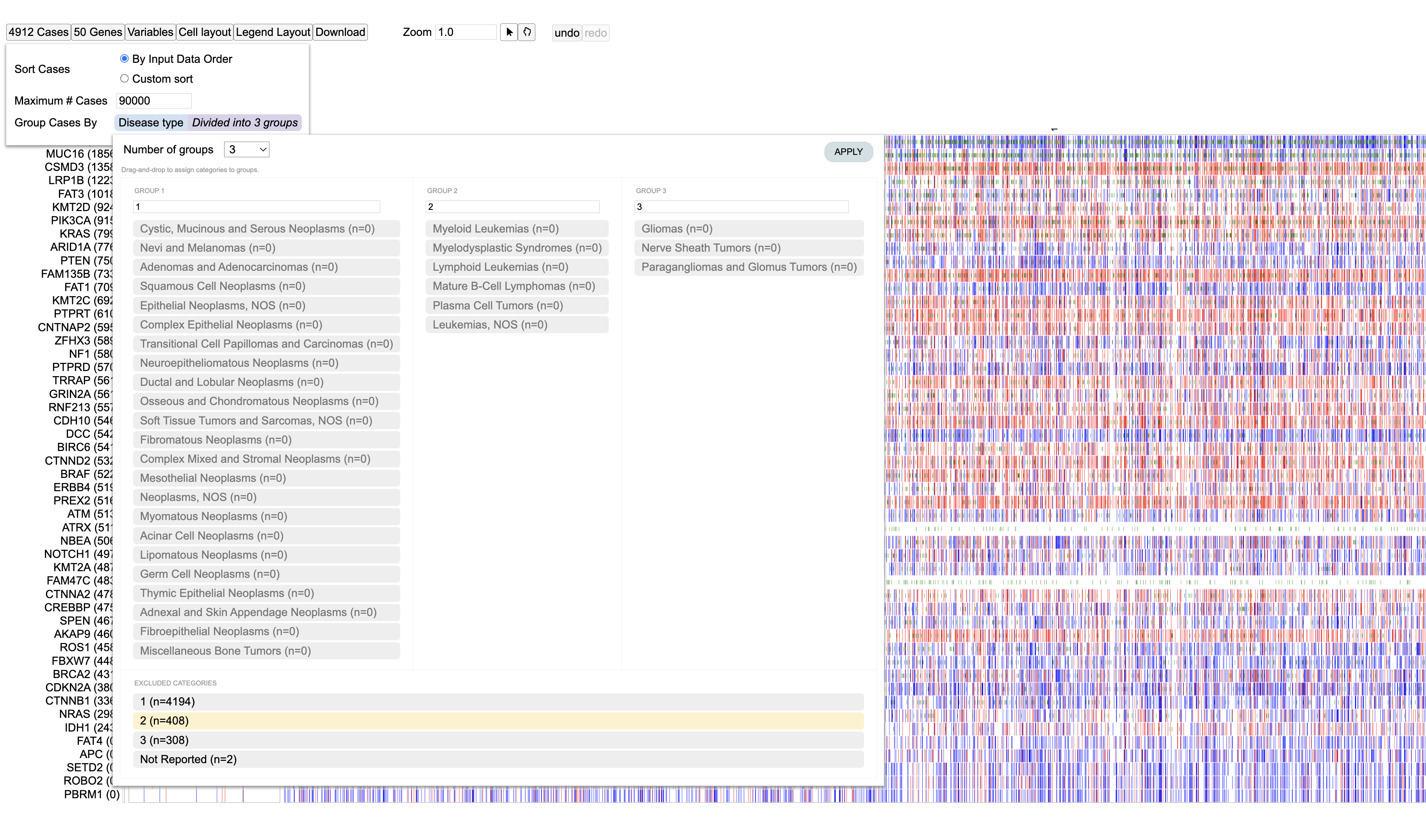 Matrix - bugs · Issue #293 · stjude/proteinpaint · GitHub