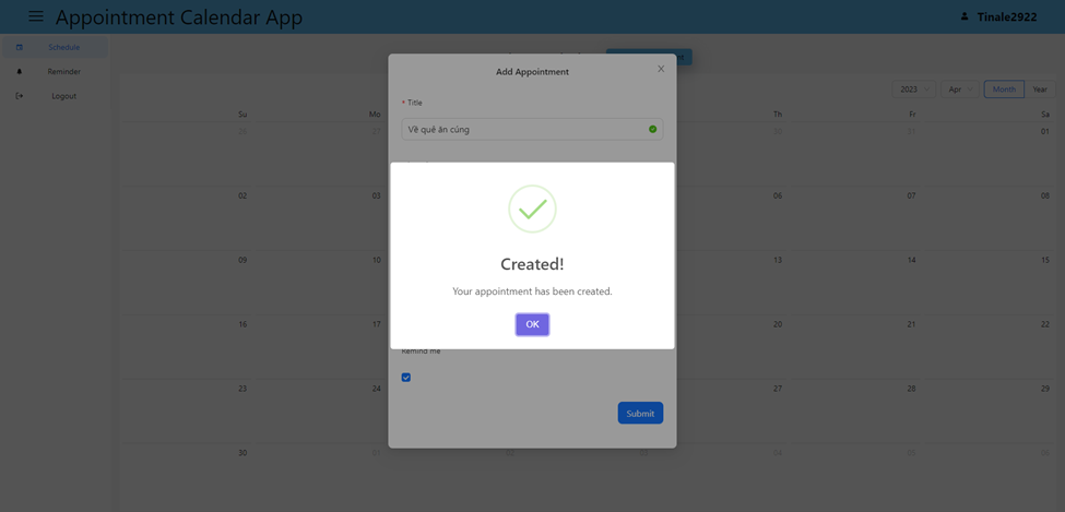 GitHub - Lomahs1401/OOAD_Calendar