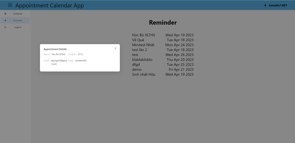 GitHub - Lomahs1401/OOAD_Calendar