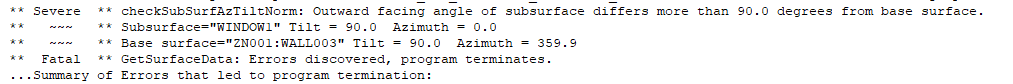 Fatal Error when North Facing Wall and Window Azimuth differ only 0.1 Degrees · Issue #9757 ...
