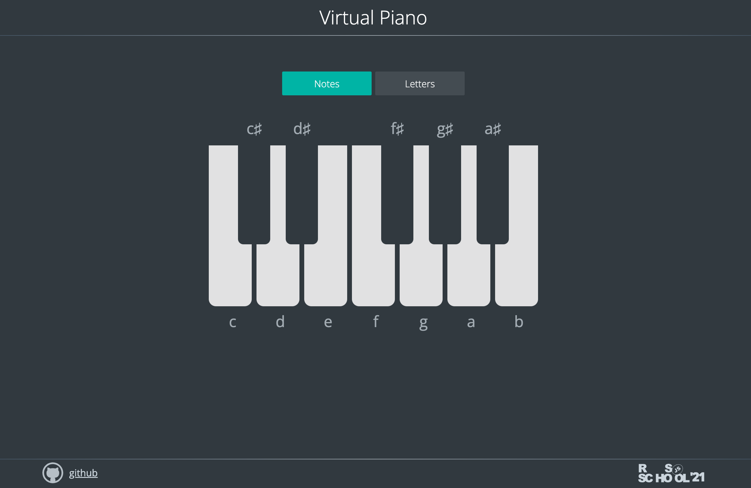 GitHub - sobolevamasha/virtual-piano