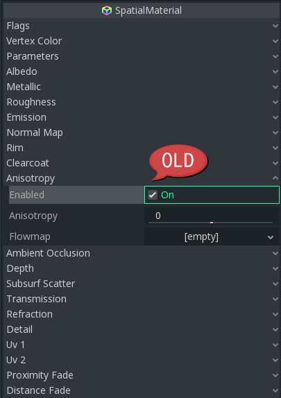 UI: Move Checkboxes in Inspector > Spatial Material · Issue #22971 ...