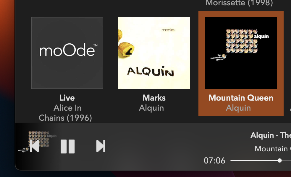 Transport controls obscure album art thumbnail · Issue #626 · moode-player/moode · GitHub