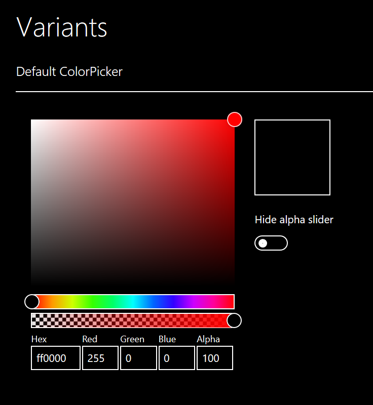 Accessibility Issue with ColorPicker in High contrast mode · Issue #8393 · microsoft/fluentui ...