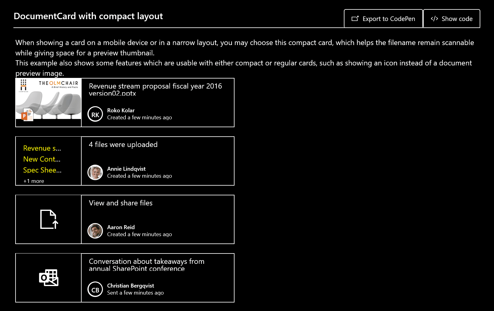 DocumentCard: Focus is not visible on links in High Contrast Mode · Issue #10665 · microsoft ...