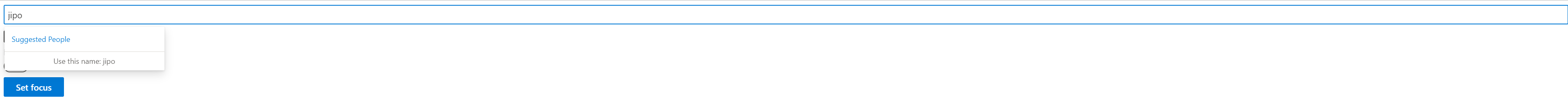 Normal People Picker does not show up the generic text typed in input ...