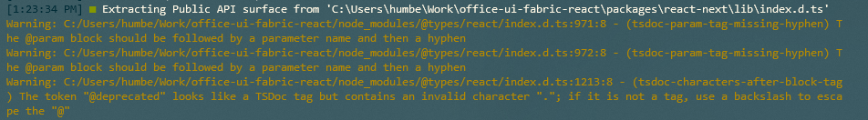 [api-extractor] API extractor throwing warnings on @types/react · Issue #1881 · microsoft ...