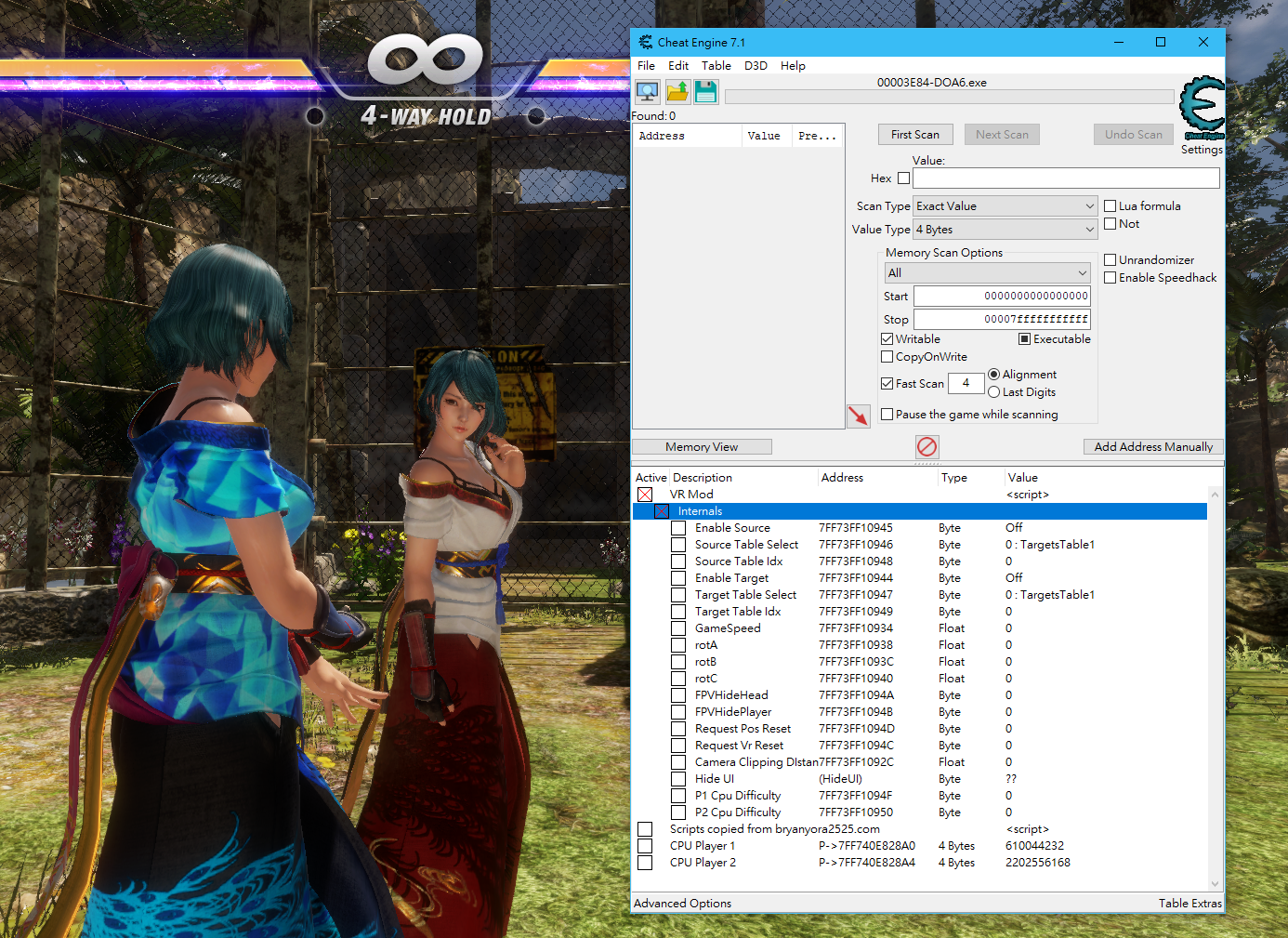 About DOA6 VR and free camera mod · Issue #1 · Doa6Vr/Doa6Vr · GitHub