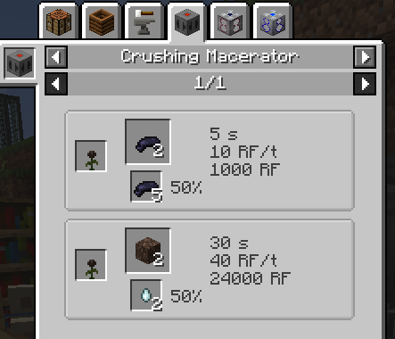Crushing Macerator (Cyclic) not doing second Wither Rose recipe : r ...