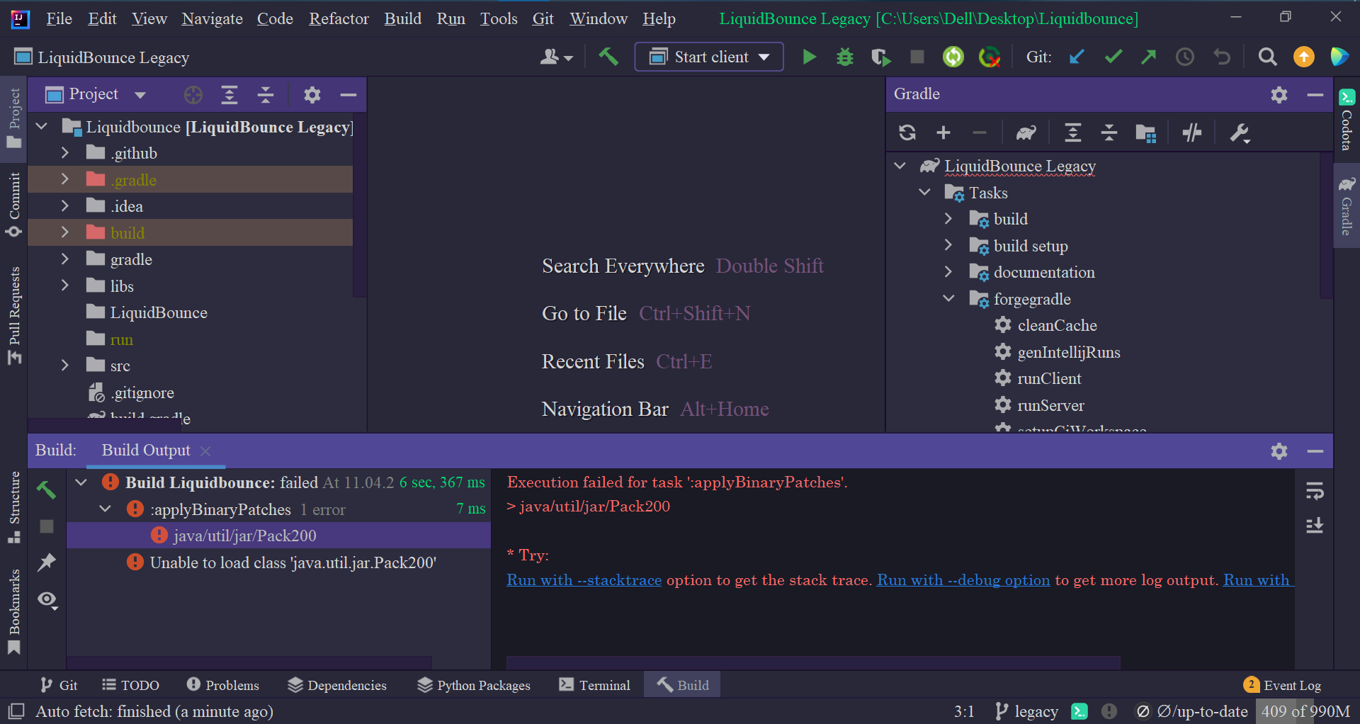 [BUG] error when building source · Issue #754 · CCBlueX/LiquidBounce · GitHub