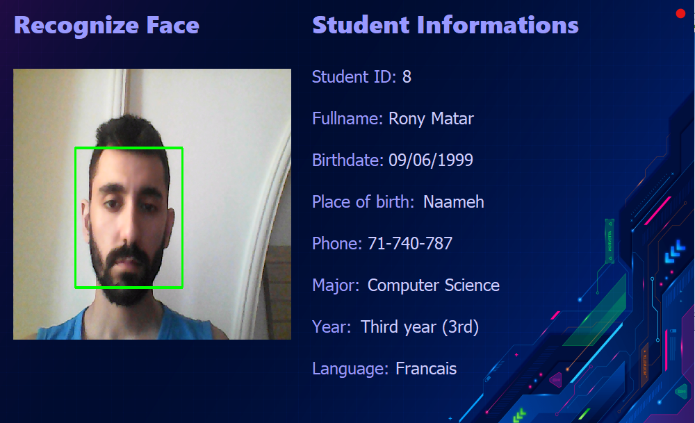 GitHub - Rony9699/Facial-Recognition-System: A java desktop app created ...