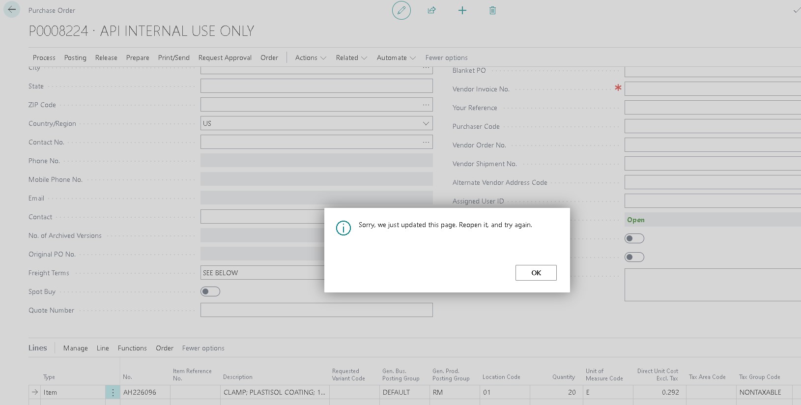 Error in UI when using OData API · Issue #200 · microsoft/BCTech · GitHub