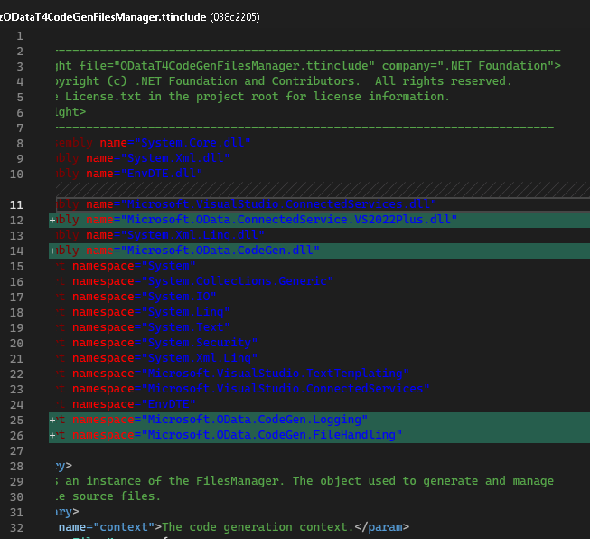 Reference.tt is failing after updating to the VS2022 extension · Issue #319 · OData ...