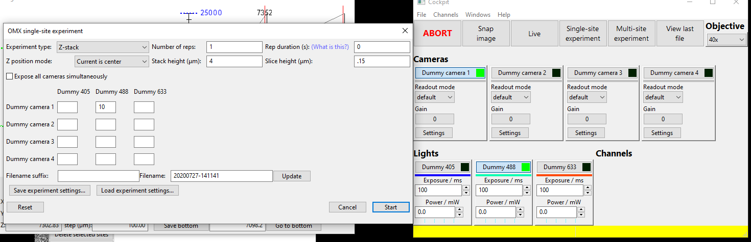 Lower status bar remains yellow · Issue #654 · microscope-cockpit ...