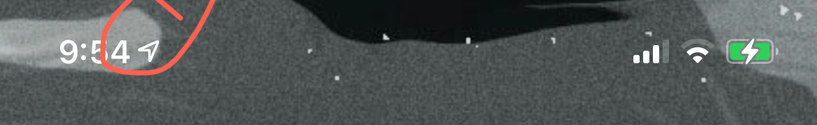 iPhone is using Location (hollow location icon) after app is terminated ...
