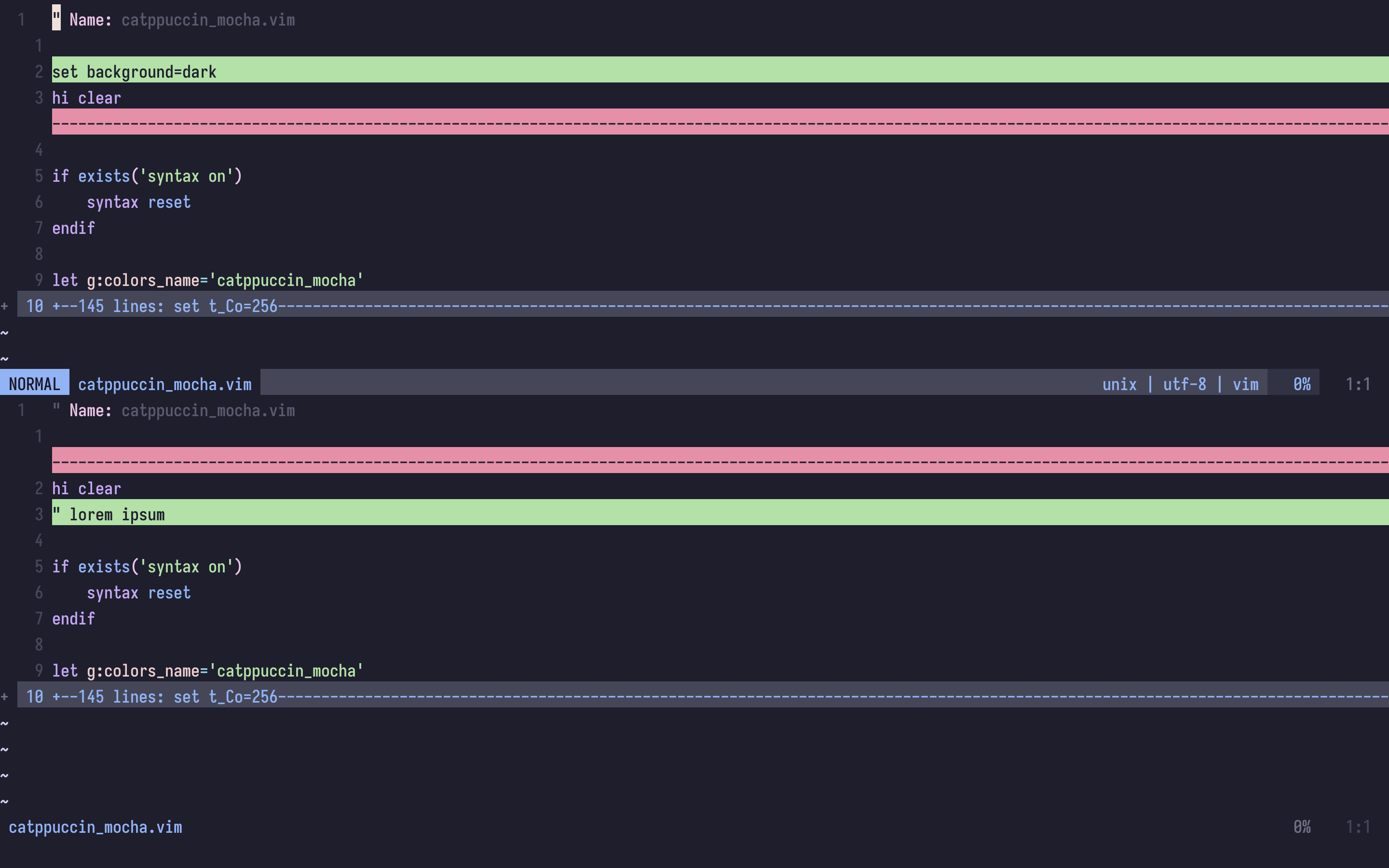Some colors don't look right · Issue #18 · catppuccin/vim · GitHub