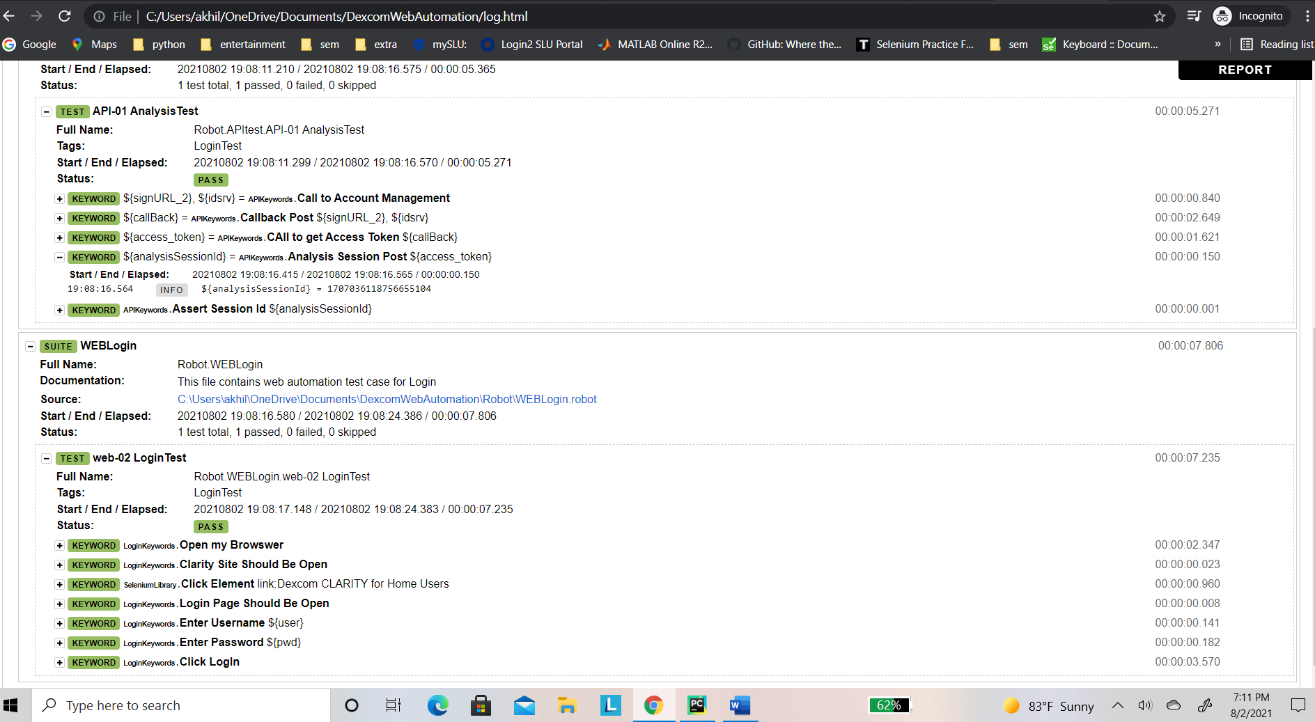 GitHub - agandhasiri/DexcomWebAutomation: Contains Coding Challenge