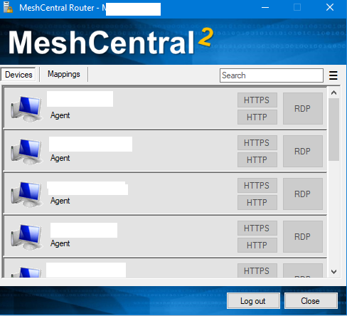 Router: Quick mapping buttons grayed out? · Issue #1438 · Ylianst/MeshCentral · GitHub