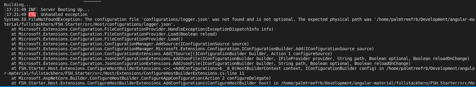 Linux Case Sensitivity · Issue #330 · fullstackhero/dotnet-starter-kit · GitHub