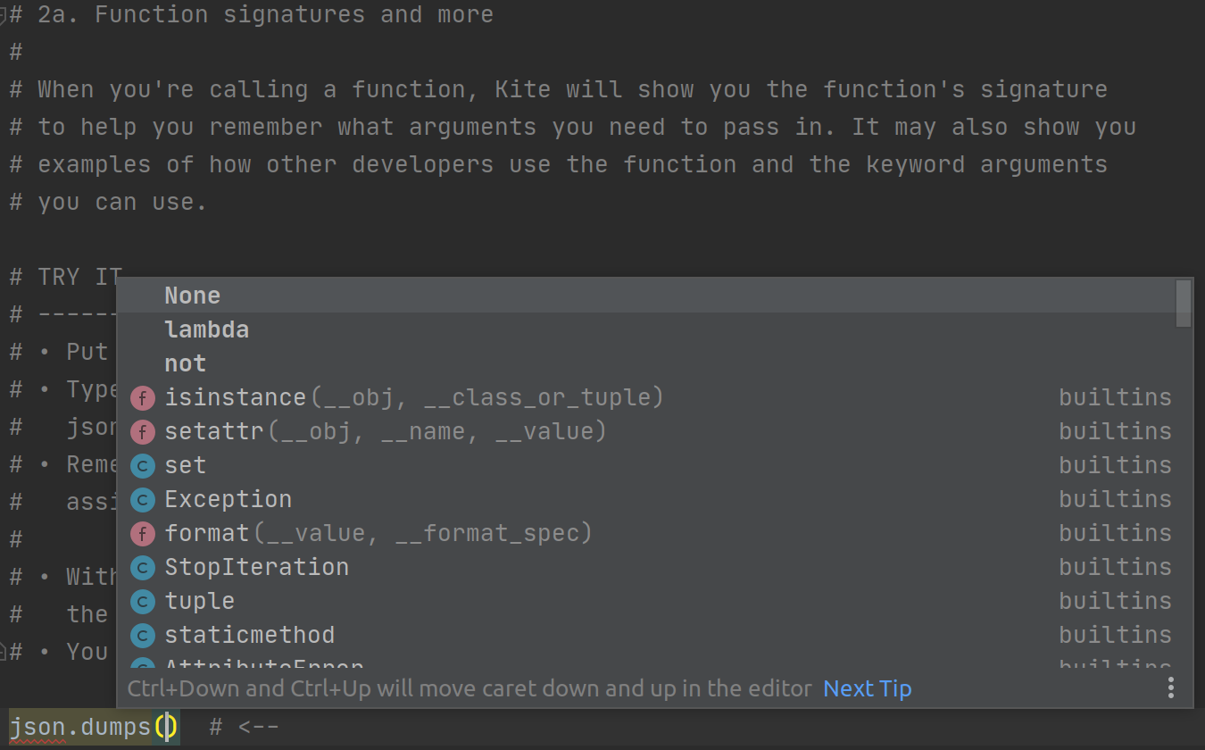 Missing parameter suggestions · Issue #252 · kiteco/issue-tracker · GitHub