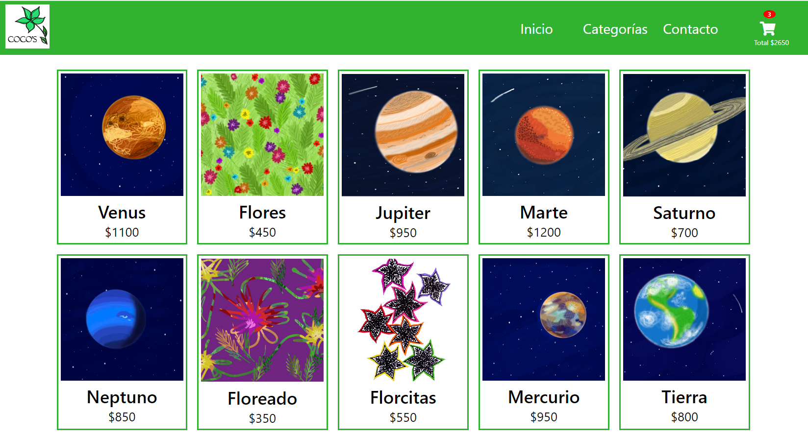 GitHub - marian3010/tiendamariana: Este proyecto es el entregable del curso de React JS. Es una ...