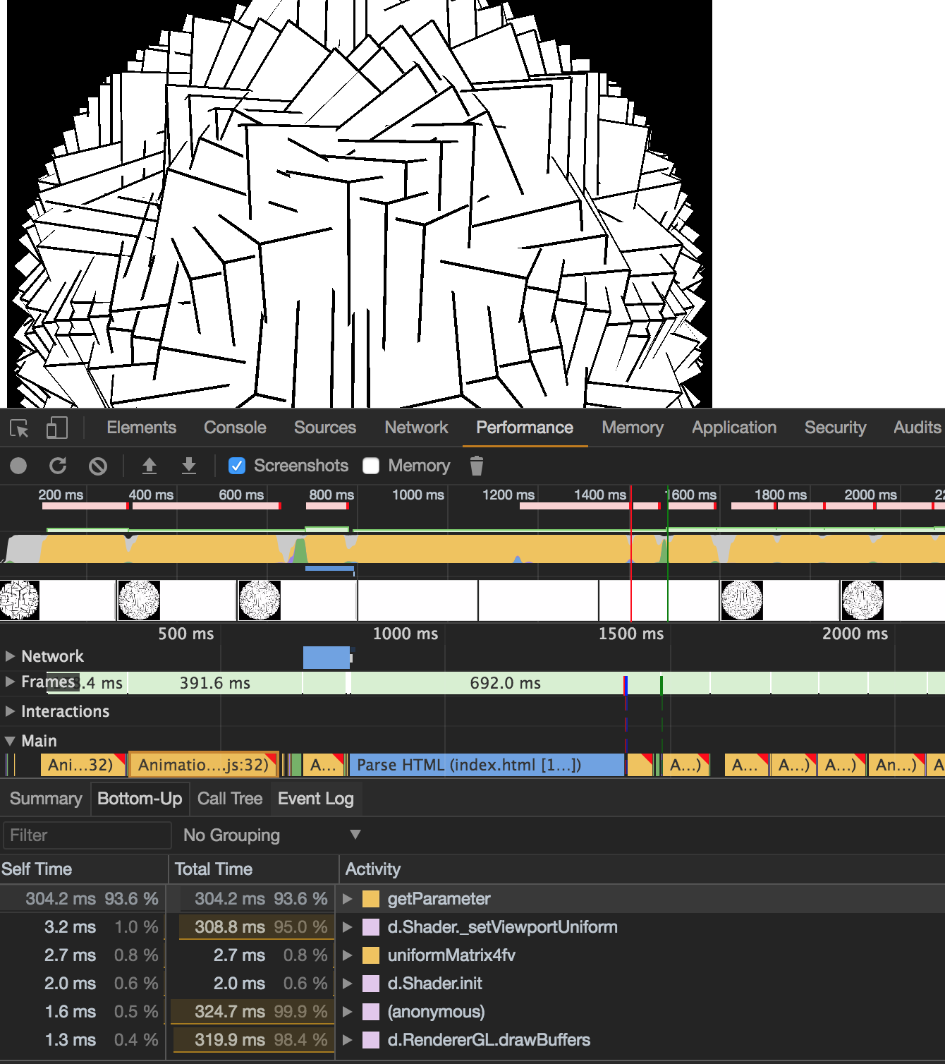 WEBGL mode performs much worse after version 0.5.14 · Issue #2399 · processing/p5.js · GitHub