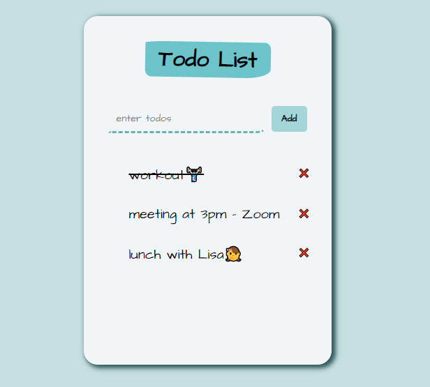 GitHub - rabosian/react-todoList: simple to do list application for React practice of components ...