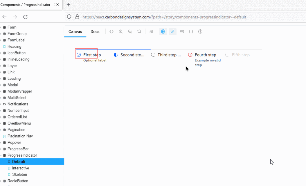 [a11y]: Potential JAWS usability enhancements for Progress indicator · Issue #12058 · carbon ...