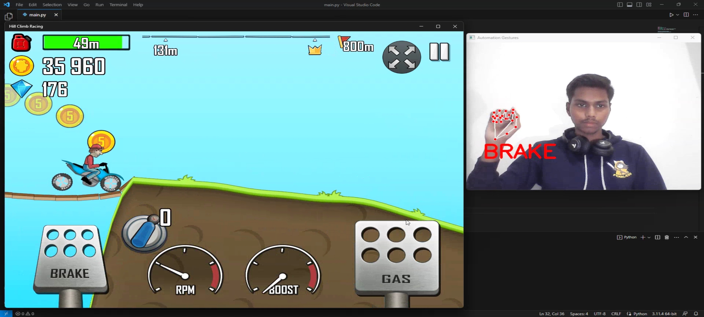 GitHub - iAtharva26/Hand-Gesture-Controlled-Gaming: About It is a Hill ...
