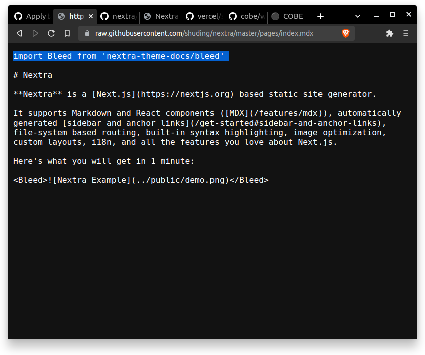 Apply tailwind styling only to custom components · Issue #492 · shuding/nextra · GitHub
