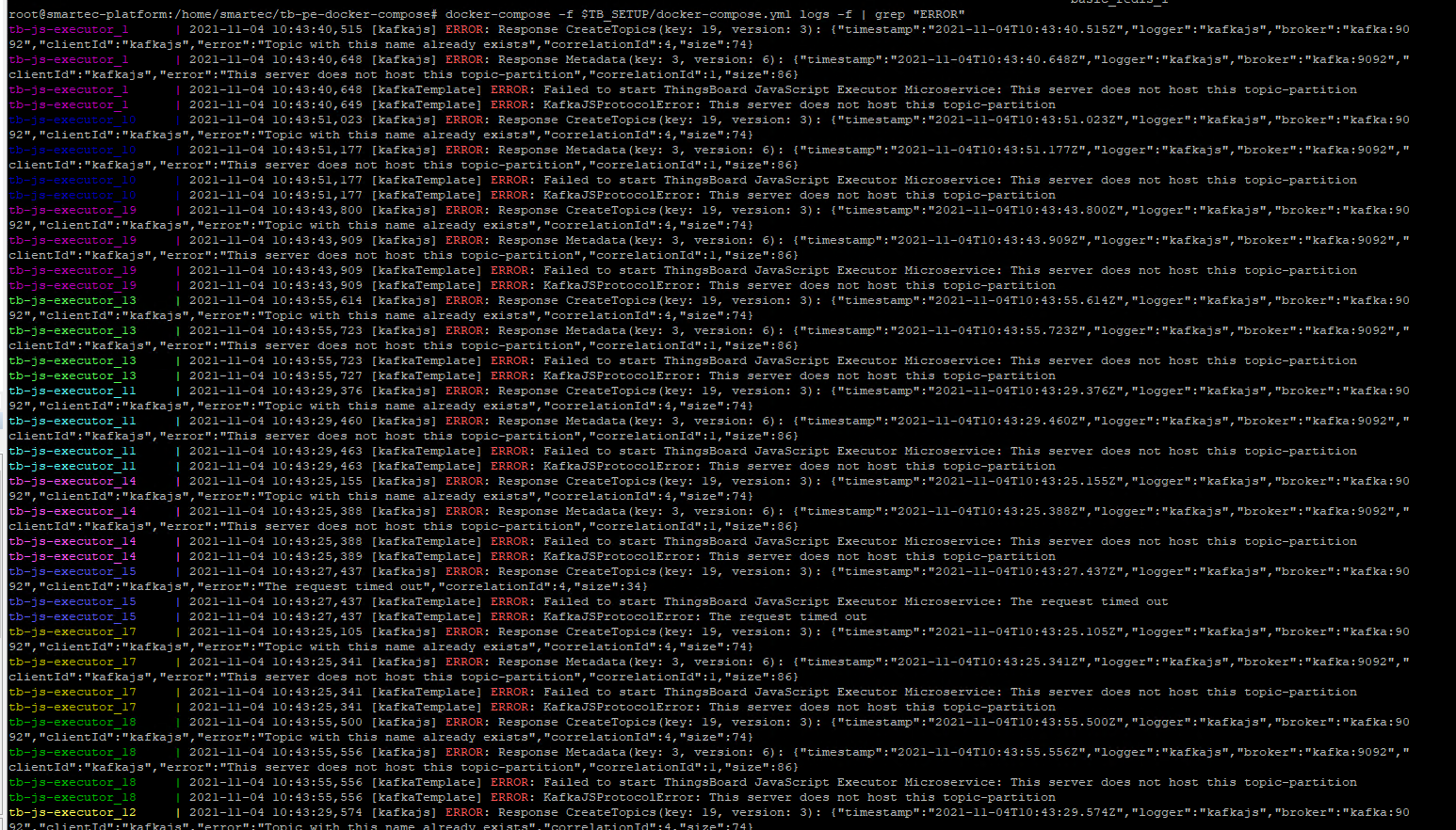 [Bug] Problem for install TB with Microservices architecture · Issue ...