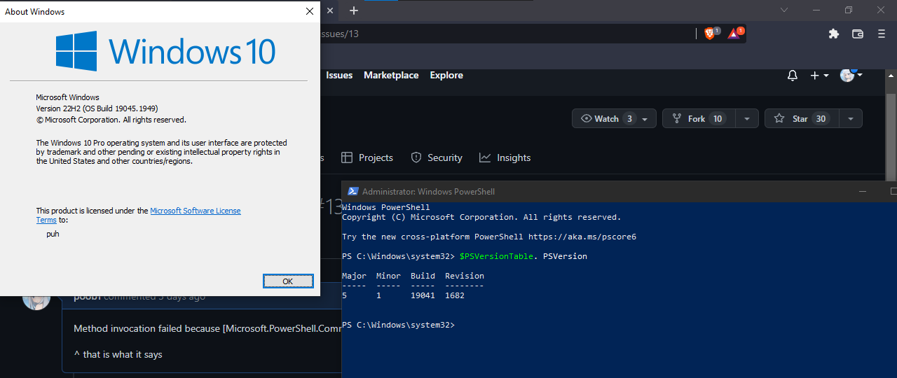 The Powershell Installer Trolls · Issue 13 · Vendicatedvencord · Github 