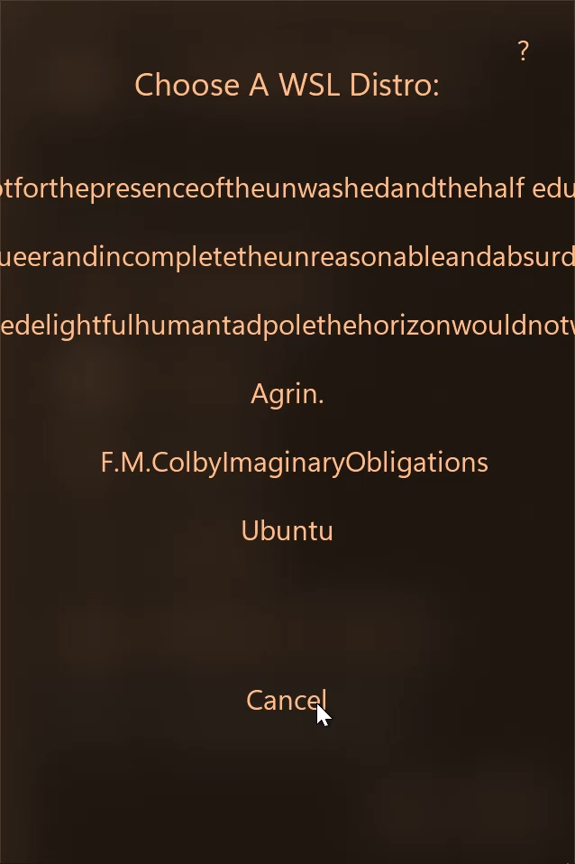 Funny wsl distros ? · Issue #95 · Opticos/GWSL-Source · GitHub