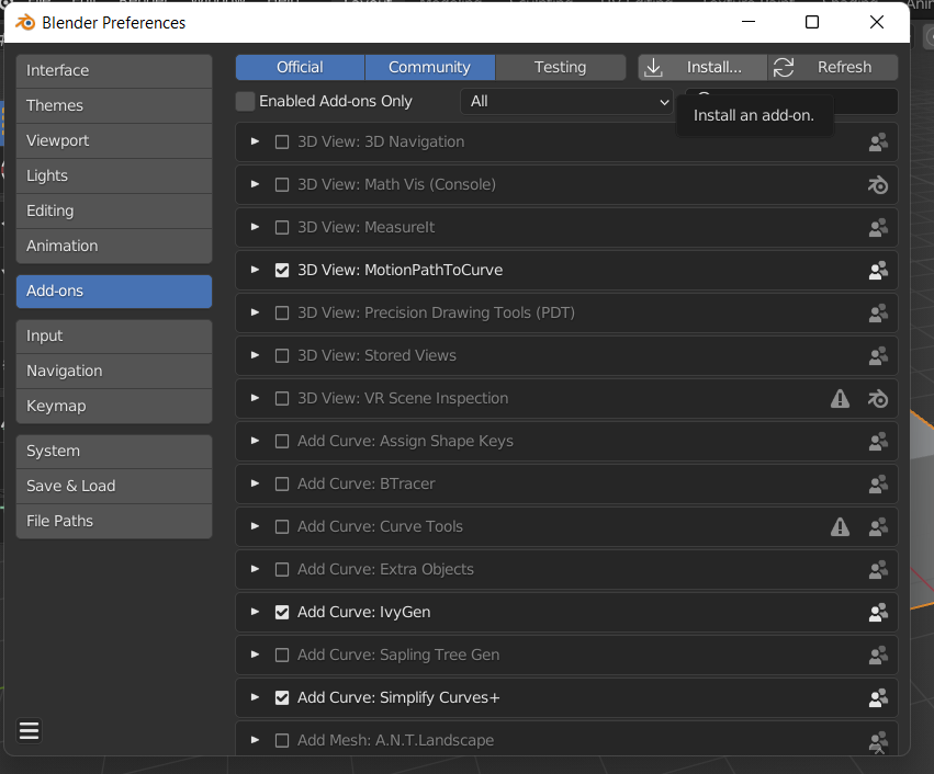 GitHub - VitalyFan/Motion_Path_To_Curve_Blender_Addon