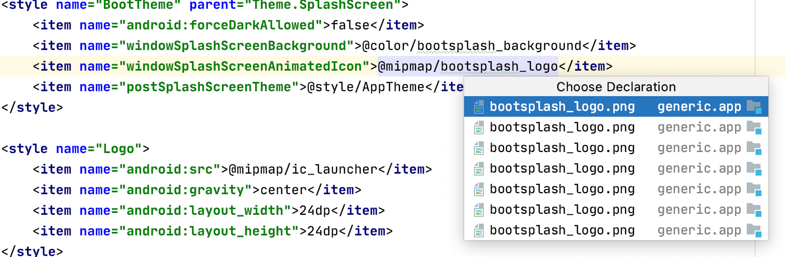 Android weird cicle · Issue #304 · zoontek/react-native-bootsplash · GitHub